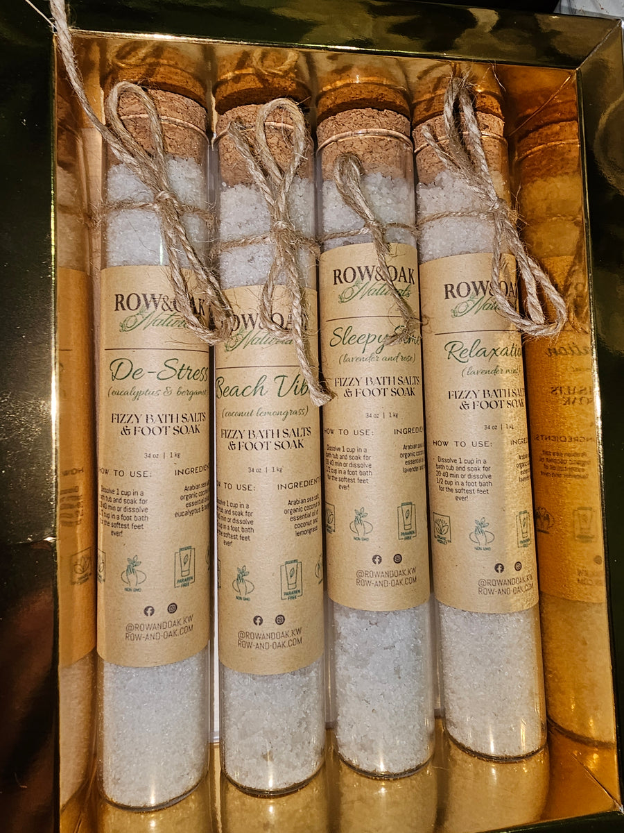 Fizzy Bath Salts Test Tube Gift Box – Row & Oak