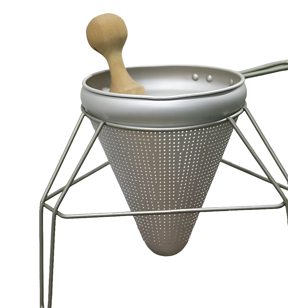 Vintage Metal Conical Sieve – Row & Oak