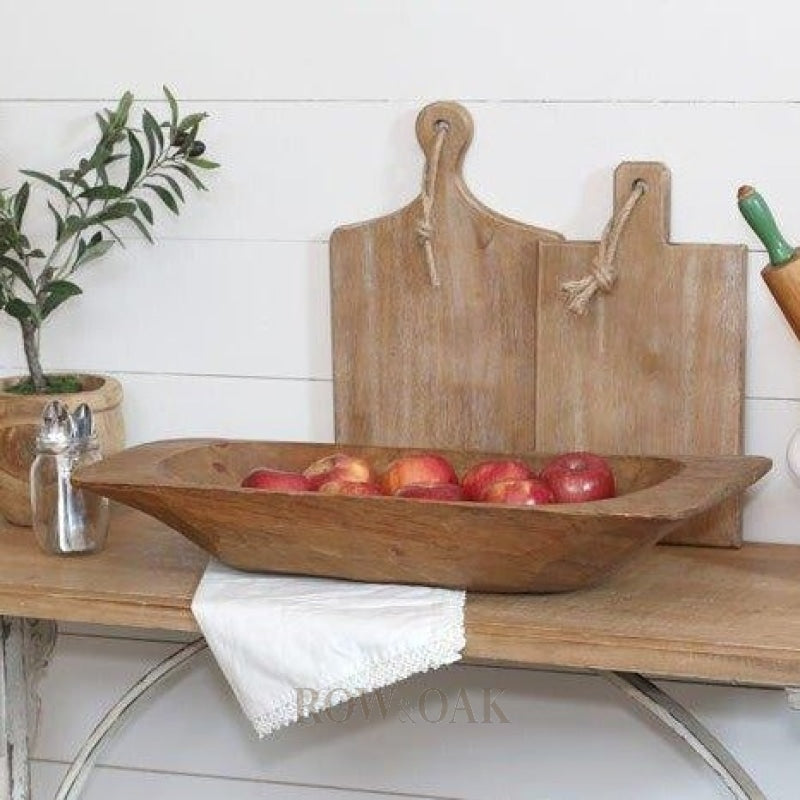 Large European Dough Bowl /Trough – Row & Oak
