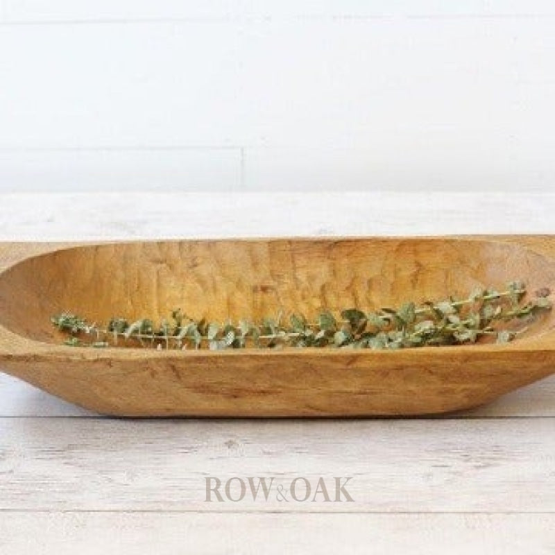 Large European Dough Bowl /Trough – Row & Oak